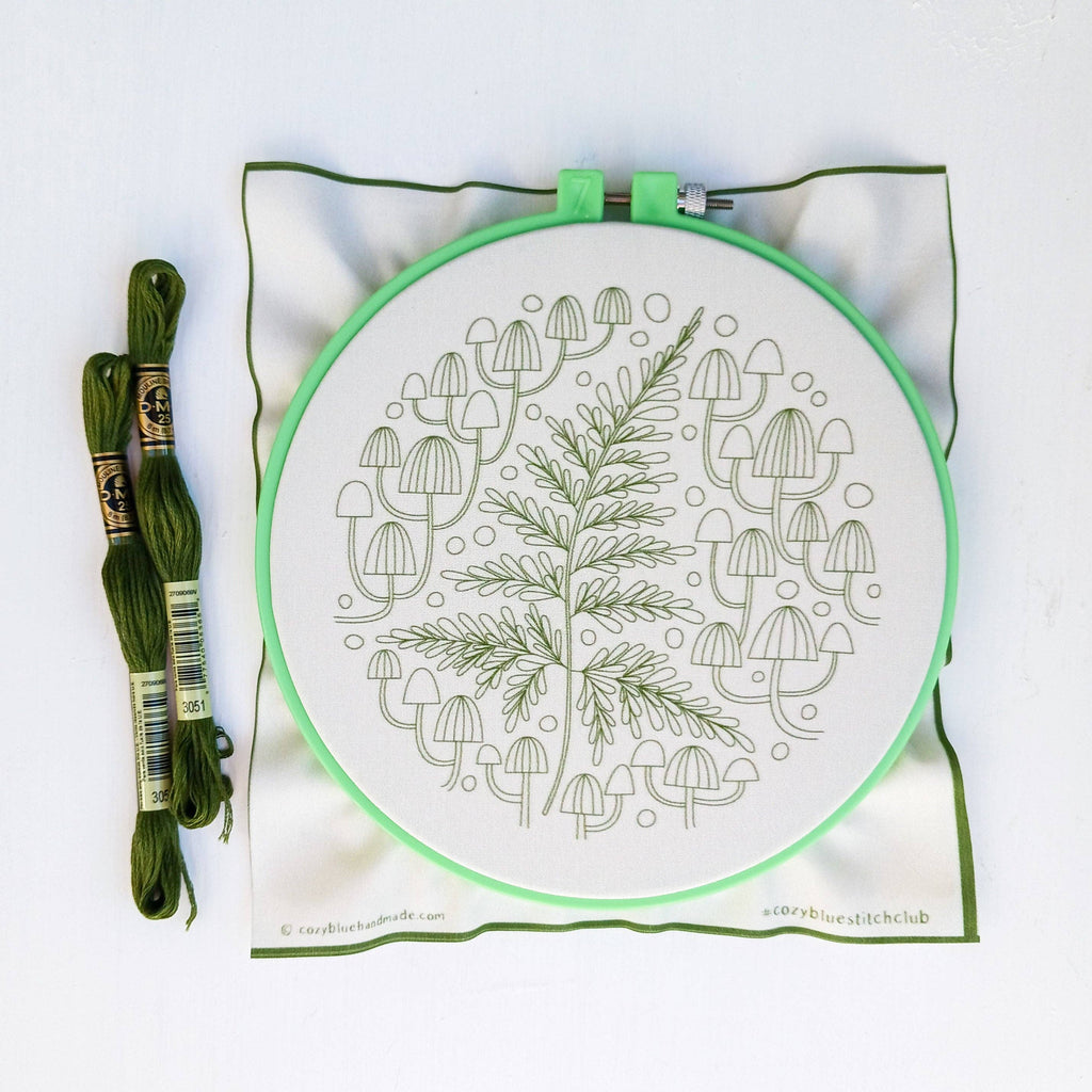 Fern + friends embroidery kit – Stash